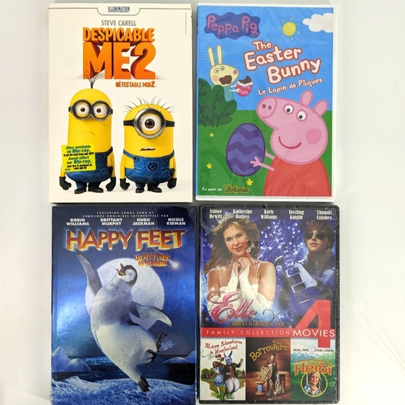 Media | 4 New Dvds Despicable Me 2 Peppa Pig The Easter Bunny Happy ...